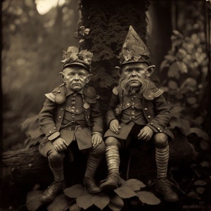Leprechauns in Forest Old Irish Folklore Photo of Mythical Leprechauns ...