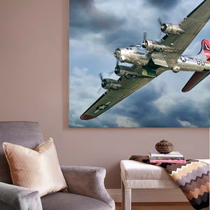 B-17g Flying Fortress WWII Aviation Pilot Gift Plane Photo Airplane ...