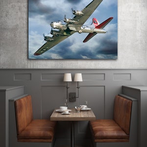 B-17g Flying Fortress WWII Aviation Pilot Gift Plane Photo Airplane ...