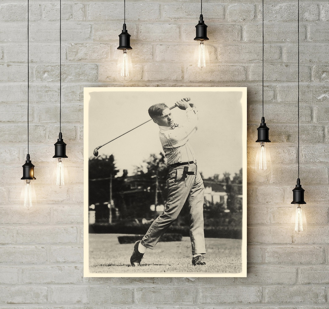 1917 Amateur Bobby Jones Golf Swing Photo, the Masters Champion Fine ...