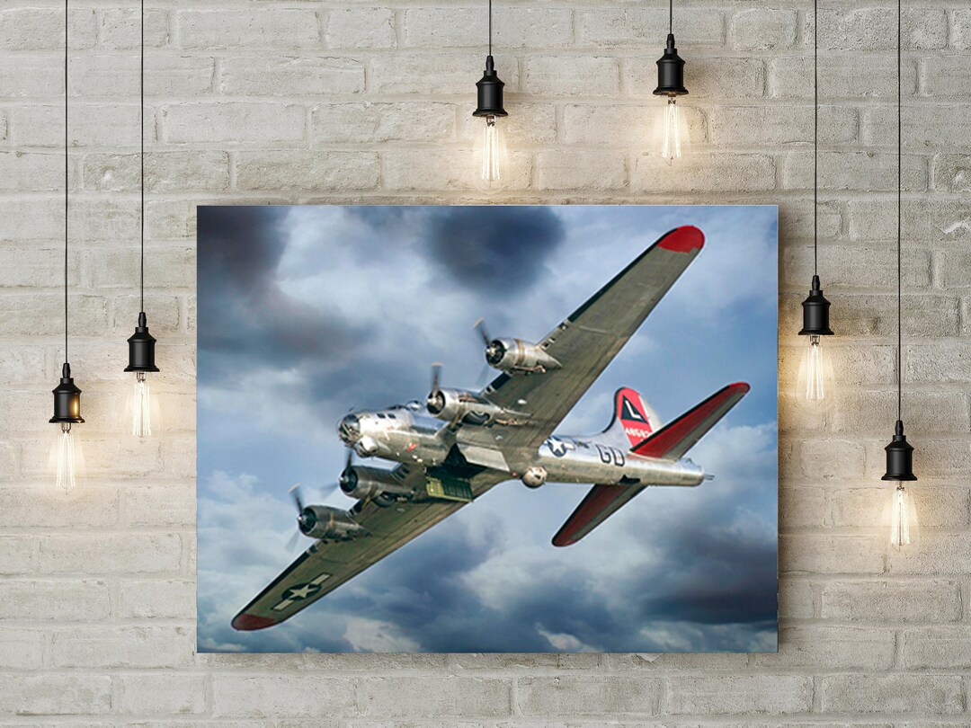 B-17g Flying Fortress WWII Aviation Pilot Gift Plane Photo Airplane ...