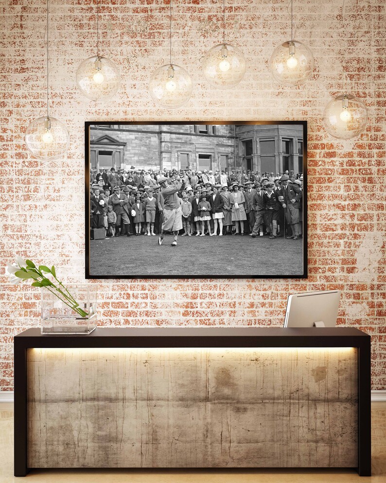 Bobby Jones Tee off Photo the Masters Champion Fine Art Print Golf ...