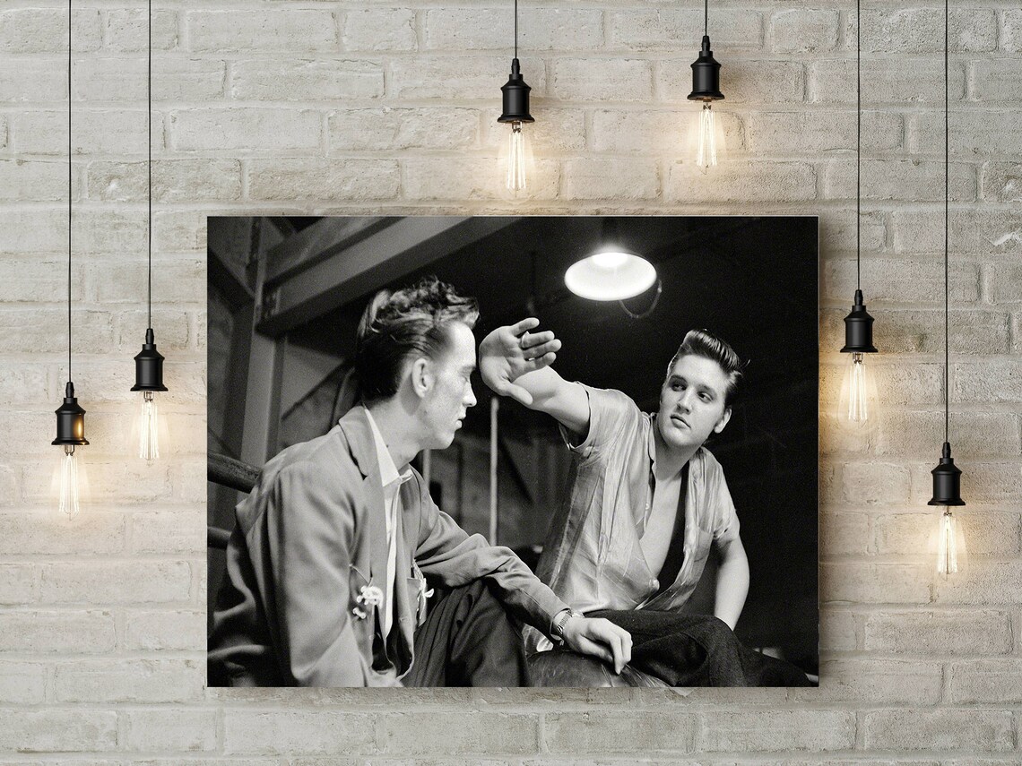 Classic Elvis Presley Backstage photo 1956 Elvis photograph | Etsy