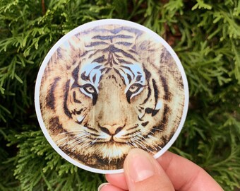 Tiger Sticker - Etsy