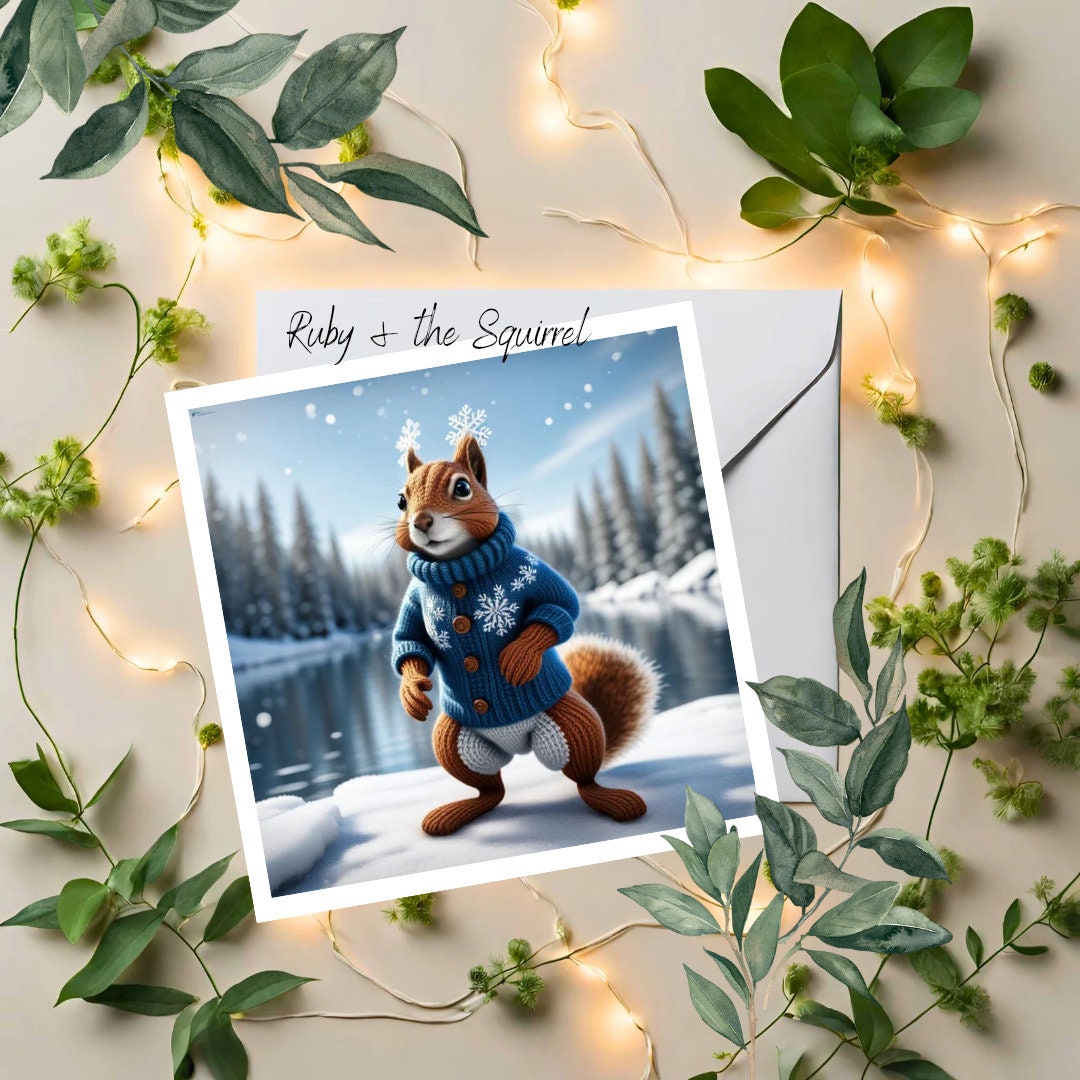 Frozen Squirrel HD Digital Download - Etsy