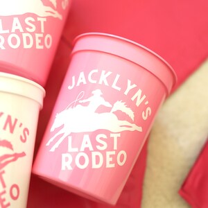 Last Rodeo Bachelorette Cups | Last Rodeo Bachelorette Favors | Last ...