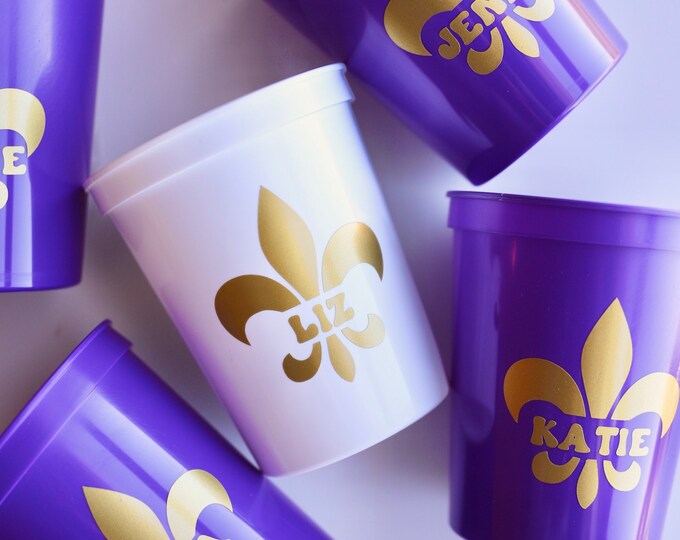 Personalized New Orleans Cups With Names | New Orleans Favors With ...