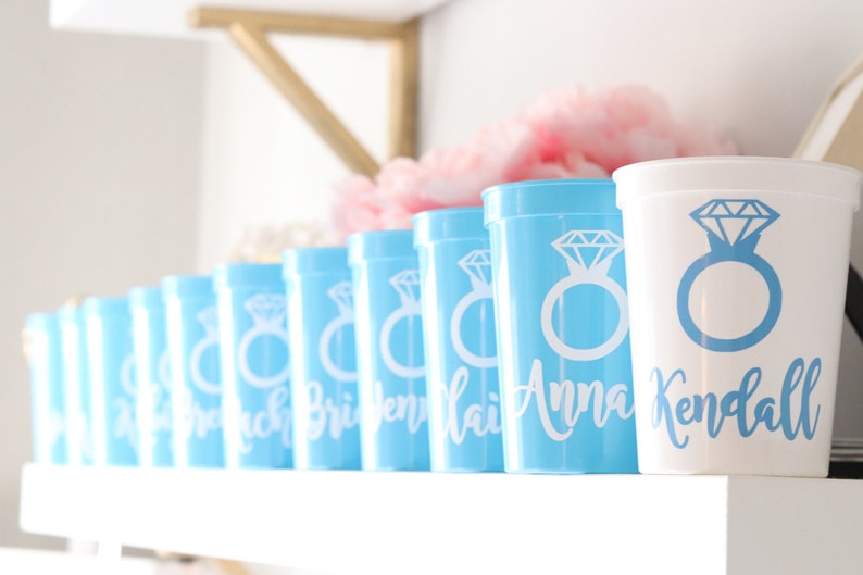 Bachelorette Party Cups With Names Bachelorette Party Favors - Etsy