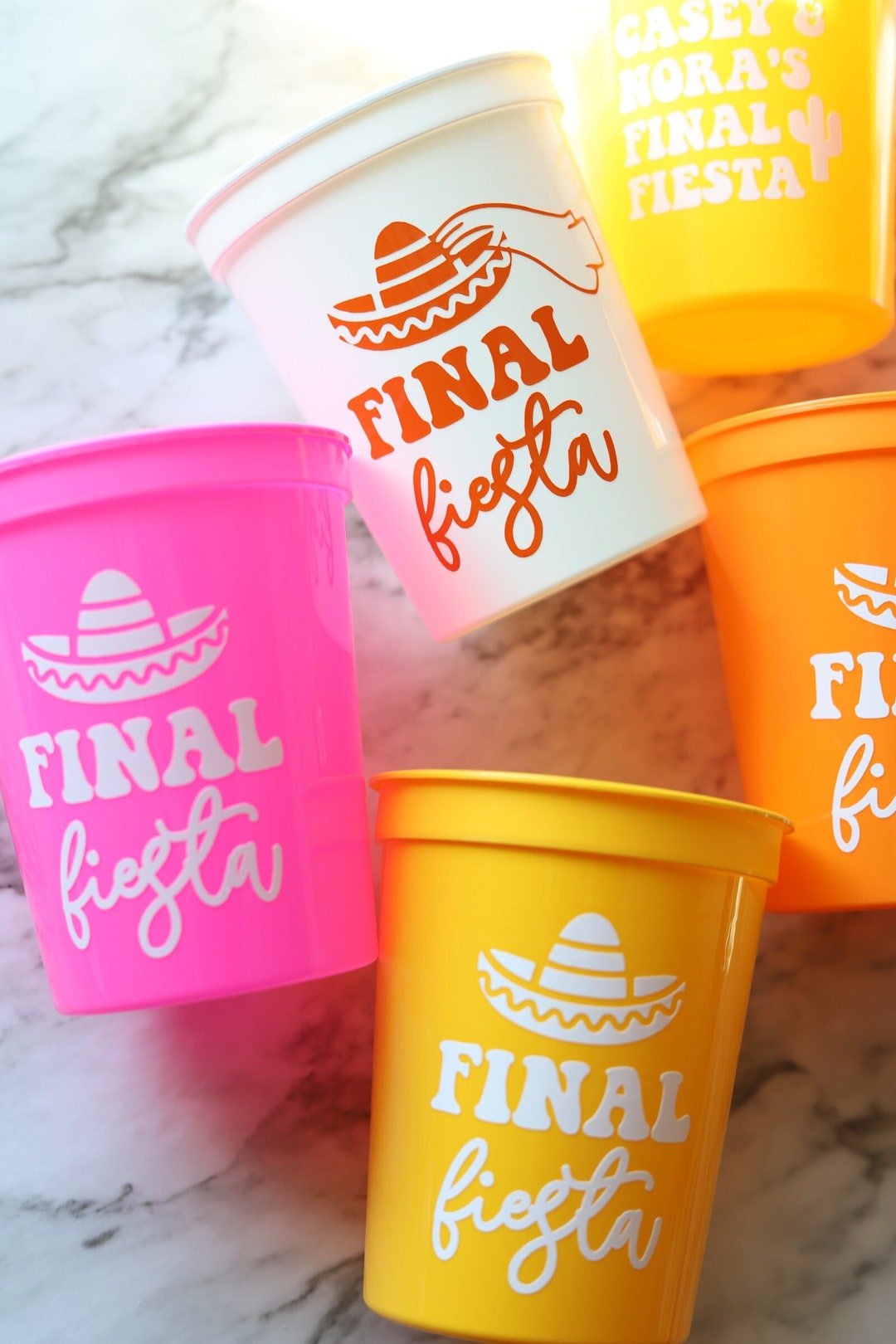 Final Fiesta Bachelorette Party Cups | Cancun Bachelorette | Mexico ...