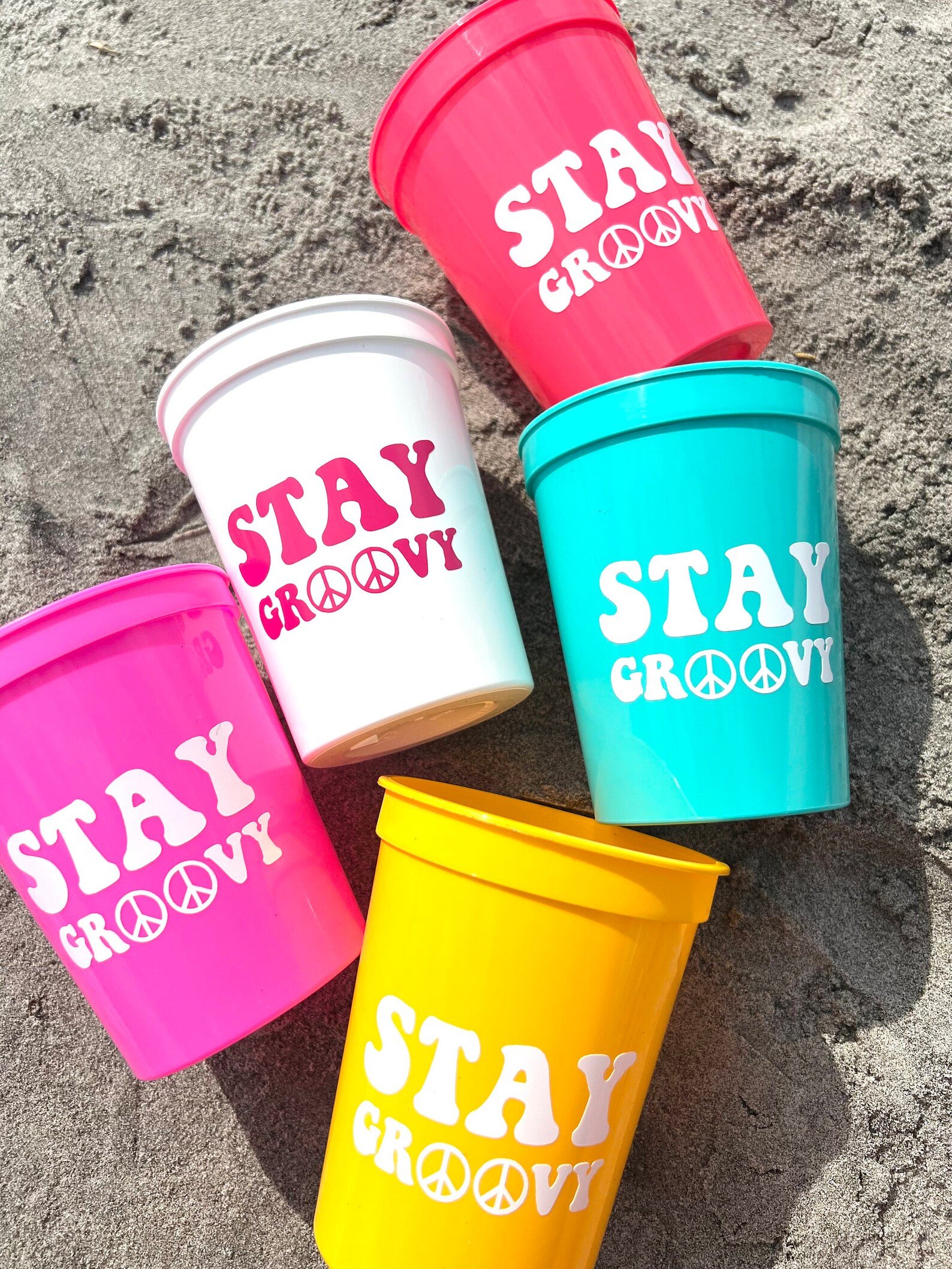 Stay Groovy Disco Bachelorette Cups Groovy Disco - Etsy