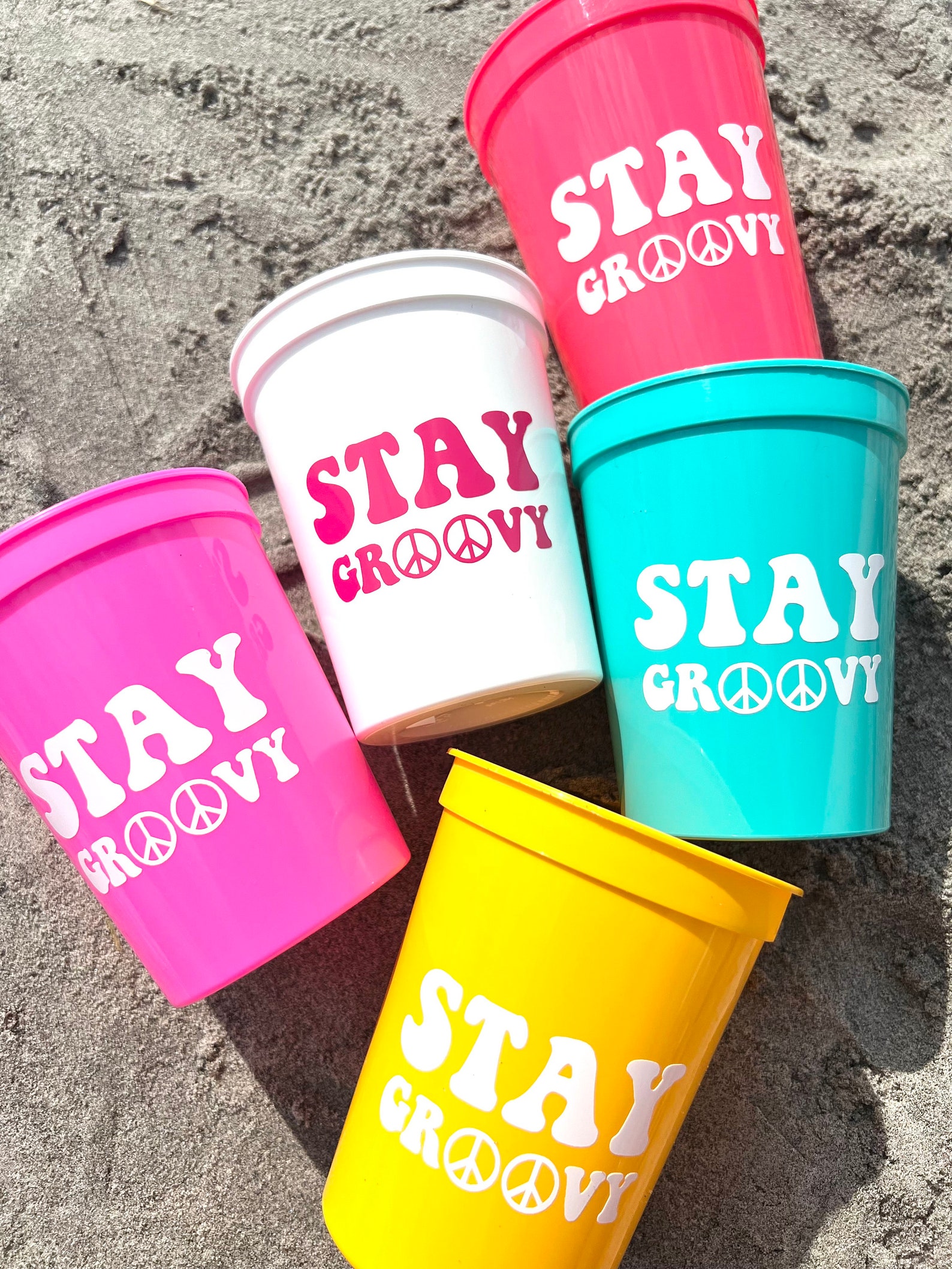 Stay Groovy Disco Bachelorette Cups Groovy Disco - Etsy