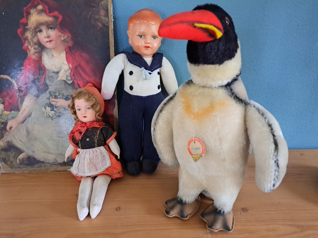 Rare 1960's Steiff Penguin Peggy. Super Cute Penguin From Steiff ...