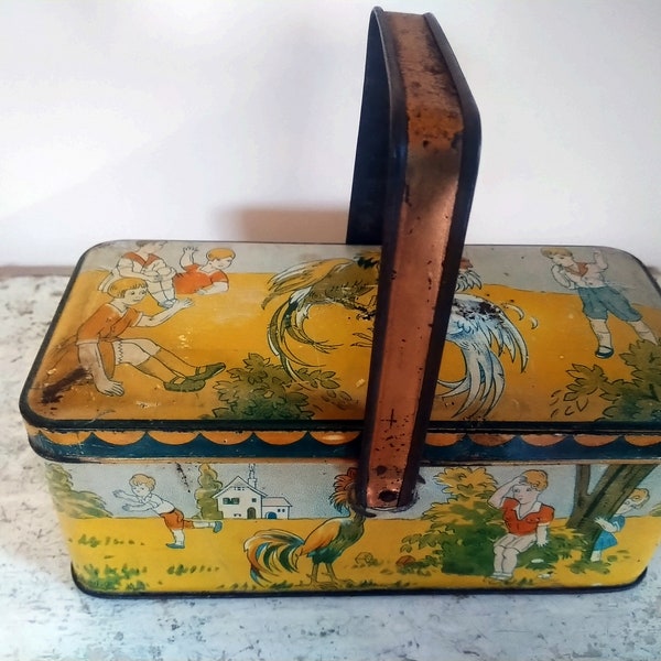 Tin Lunch Box - Etsy