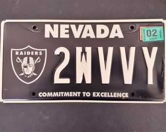Raiders License Plate Frames - Etsy
