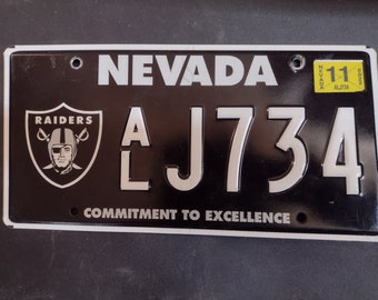 Raiders License Plate - Etsy