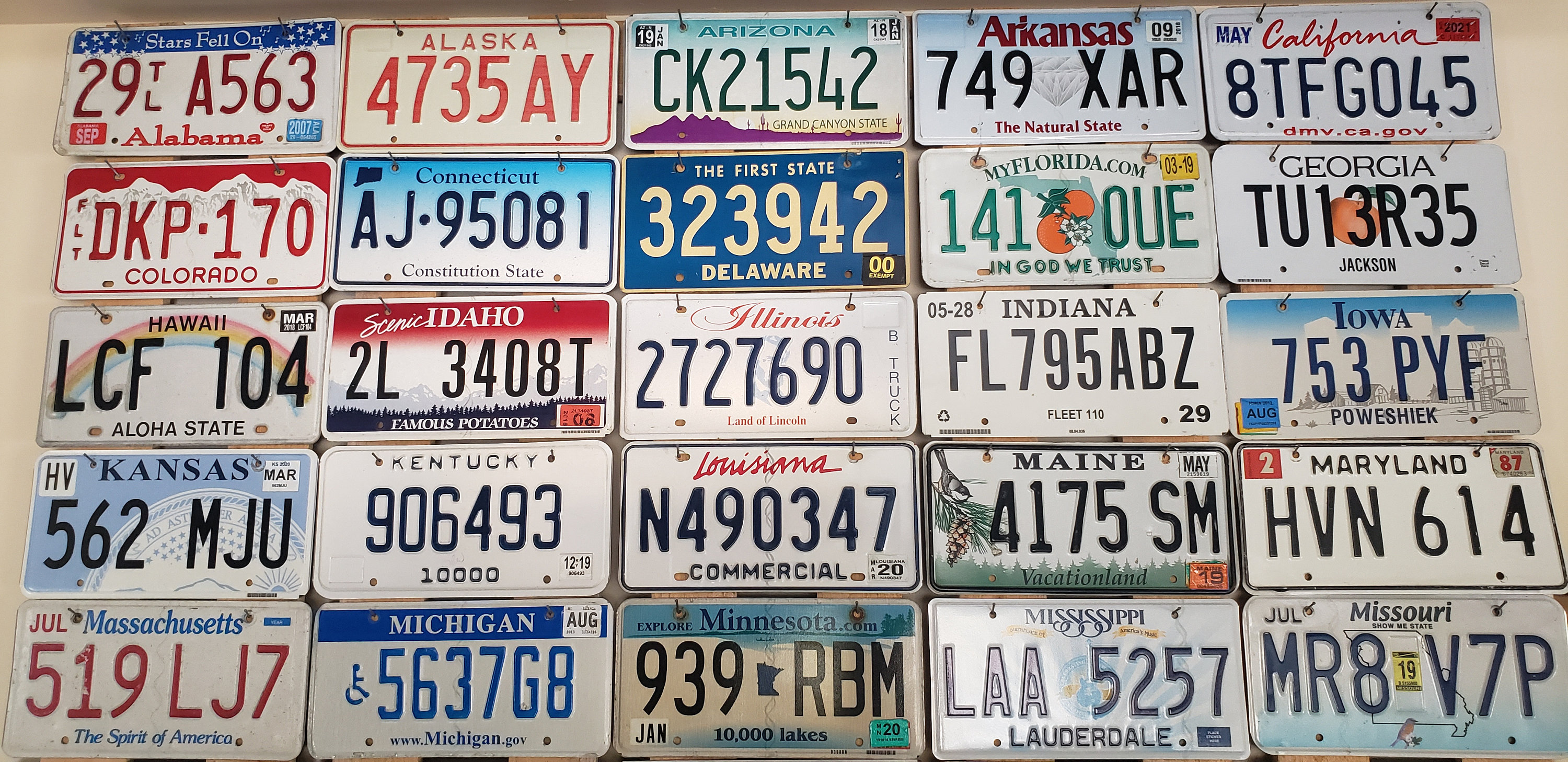USA 50 state collection license plates. FREE Fast shipping | Etsy USA 50 state collection license plates. FREE Fast shipping | Etsy
