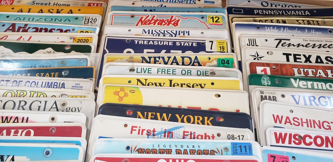 Best Sellers License Plates From USA. Authentic Good Condition or ...