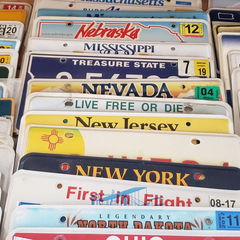 Old License Plate - Etsy