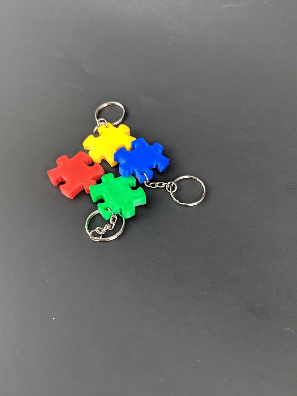 Autism Puzzle Piece Awareness Key Chain Small Gift Idea 1 | Etsy
