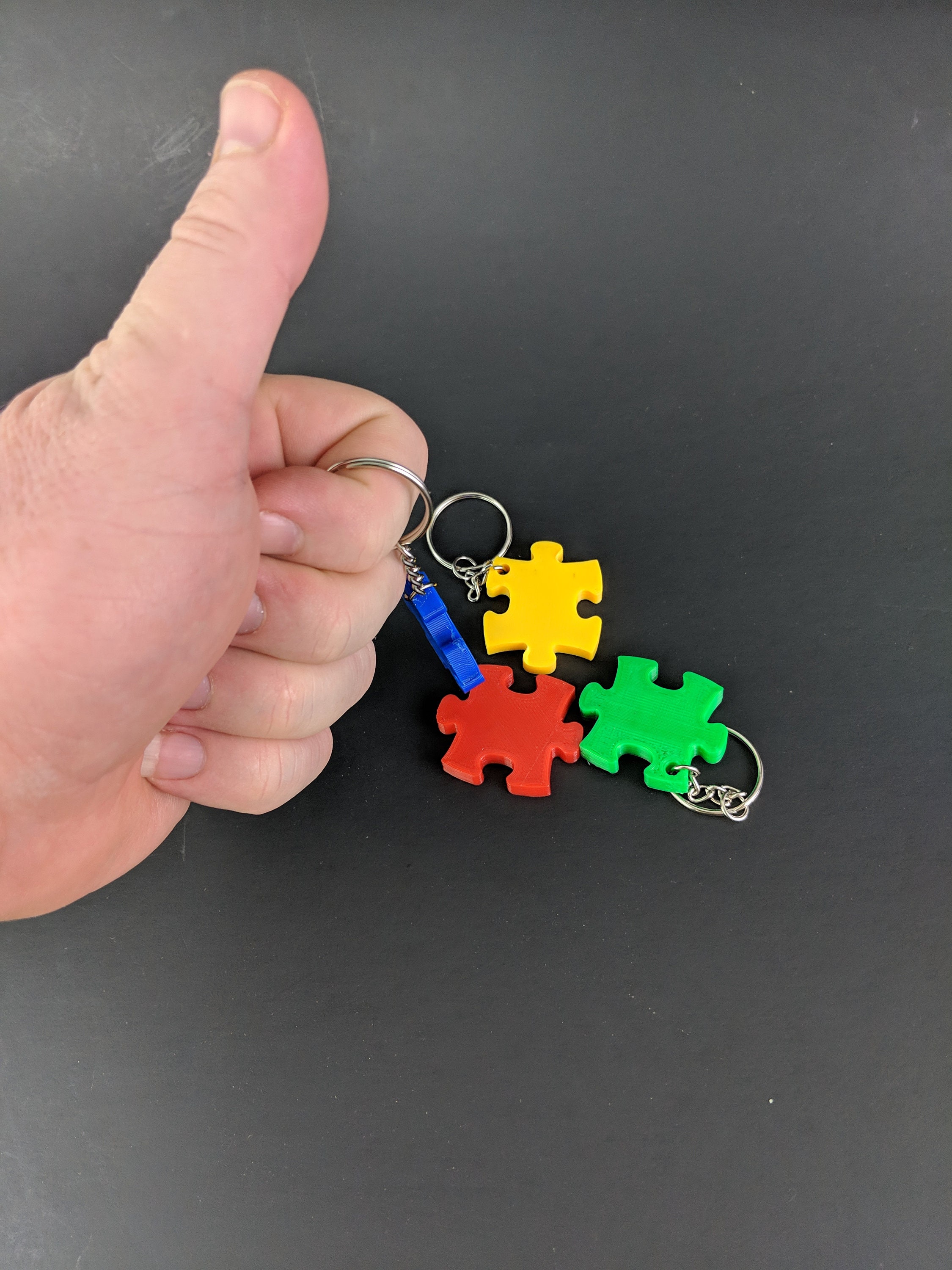 Autism Puzzle Piece Awareness Key Chain Small Gift Idea 1 | Etsy