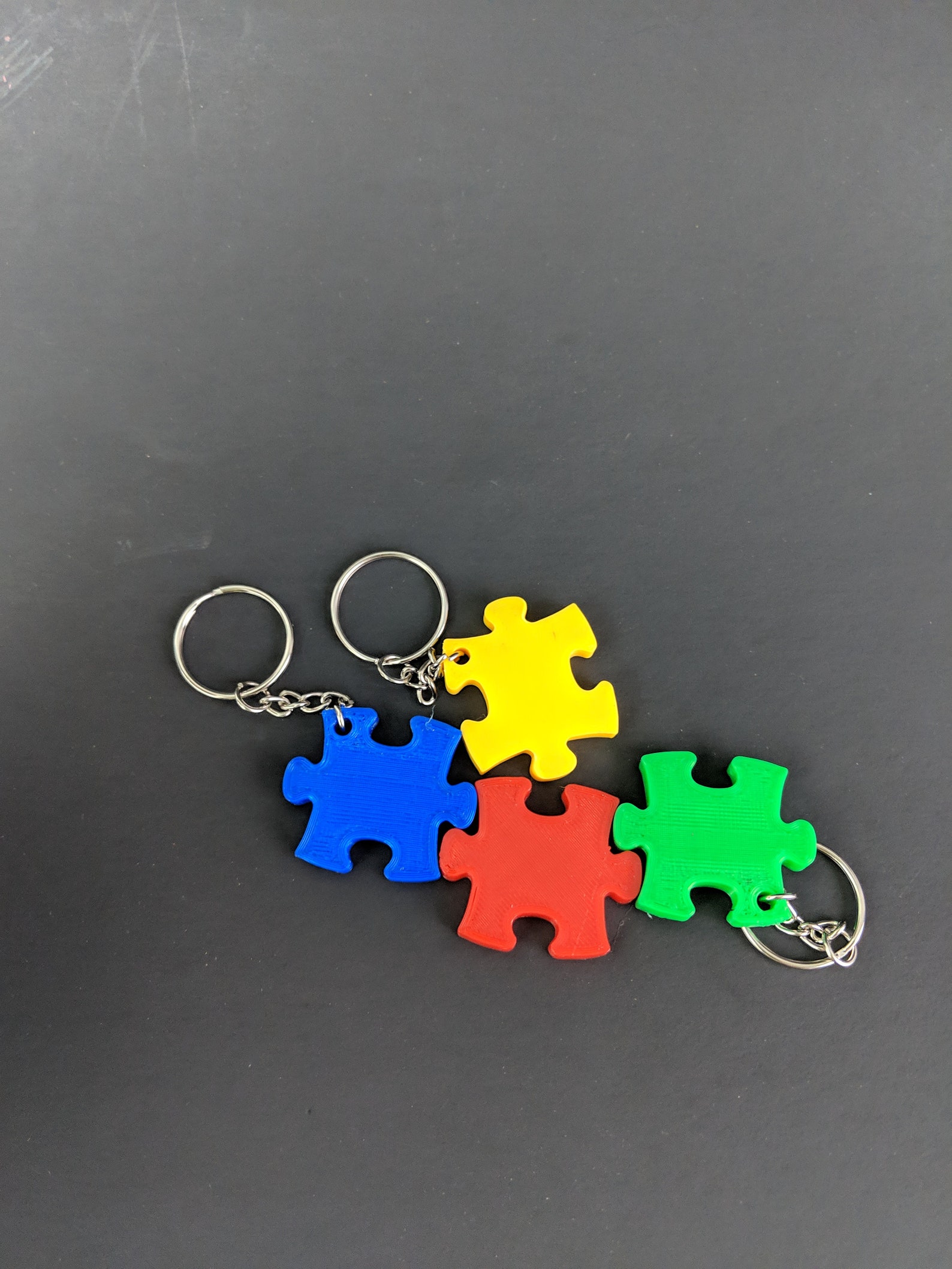 Autism Puzzle Piece Awareness Key Chain Small Gift Idea 1 - Etsy