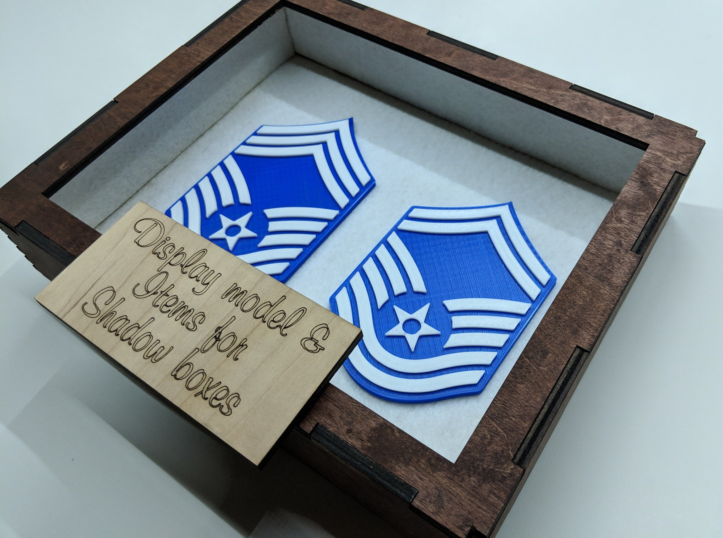 USAF Shadow Box Items and Display Chevons - Etsy