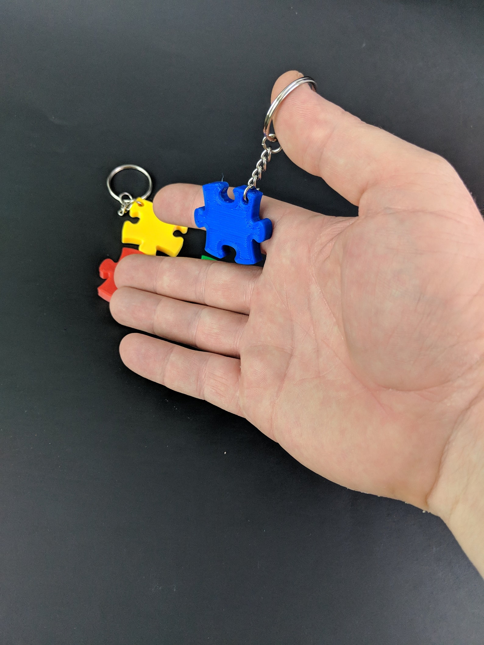 Autism Puzzle Piece Awareness Key Chain Small Gift Idea - 1 Piece - Etsy