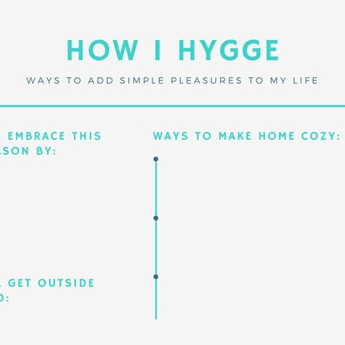 Cozy Hygge Print Hygge Art Hygga Printable Fall Print | Etsy