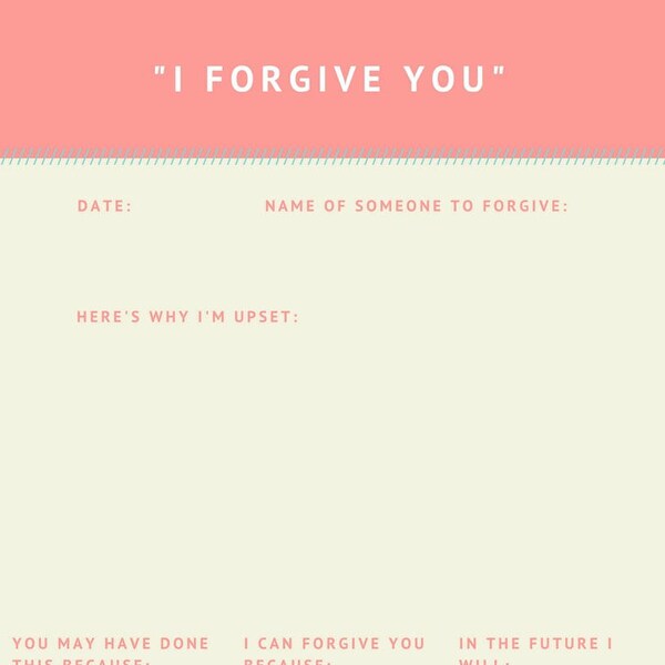 Forgiveness Letter - Etsy