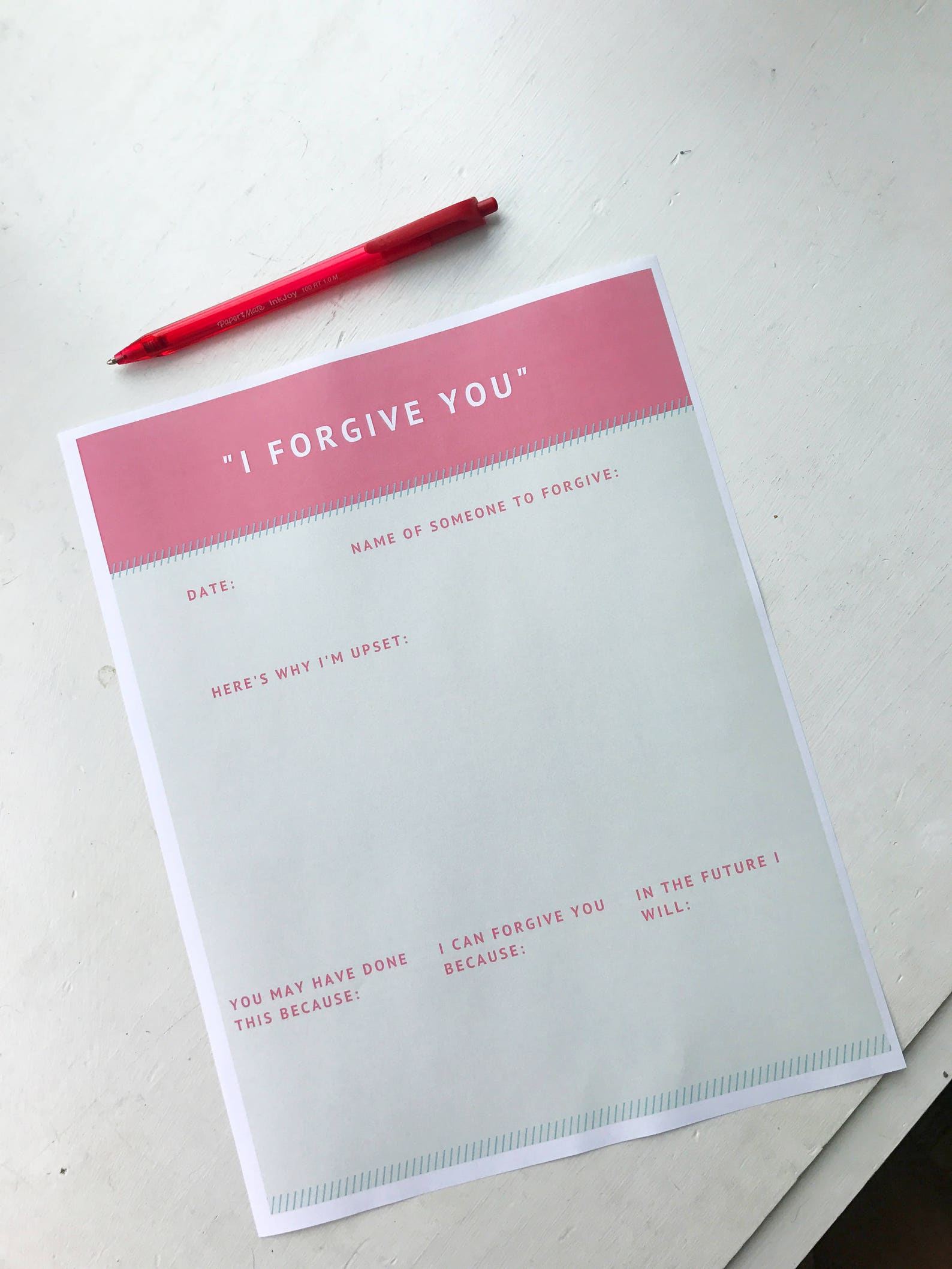 Forgiveness Letter - Etsy