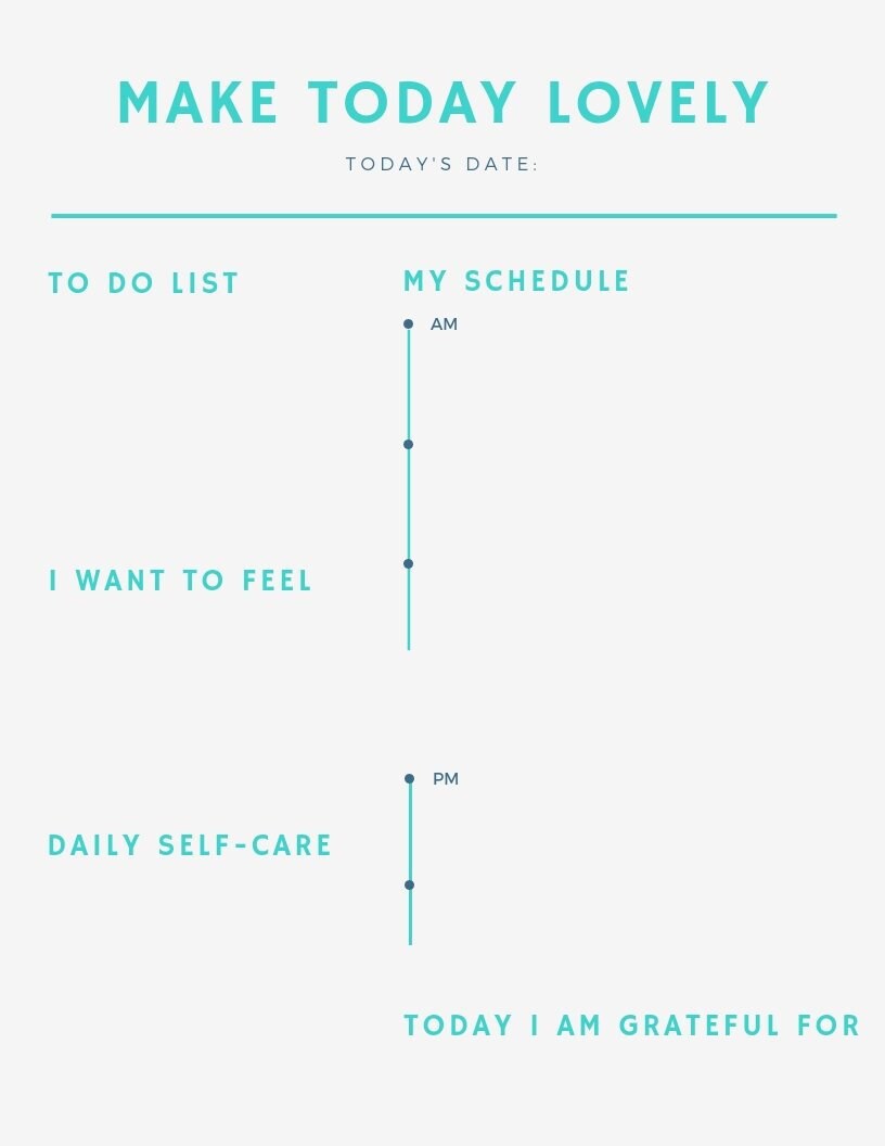 Make Today Lovely Planner - Etsy