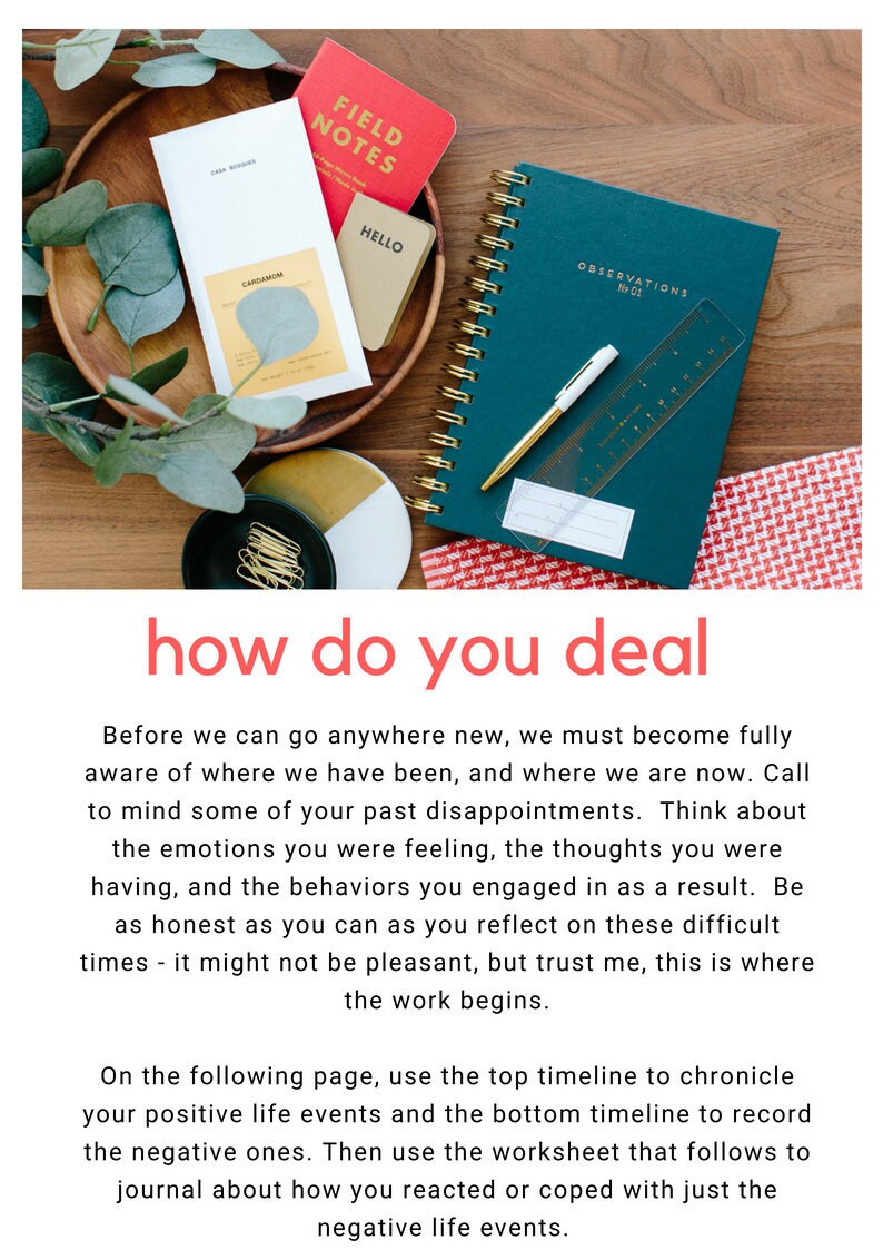 How to Deal With Disappointment Workbook - Etsy