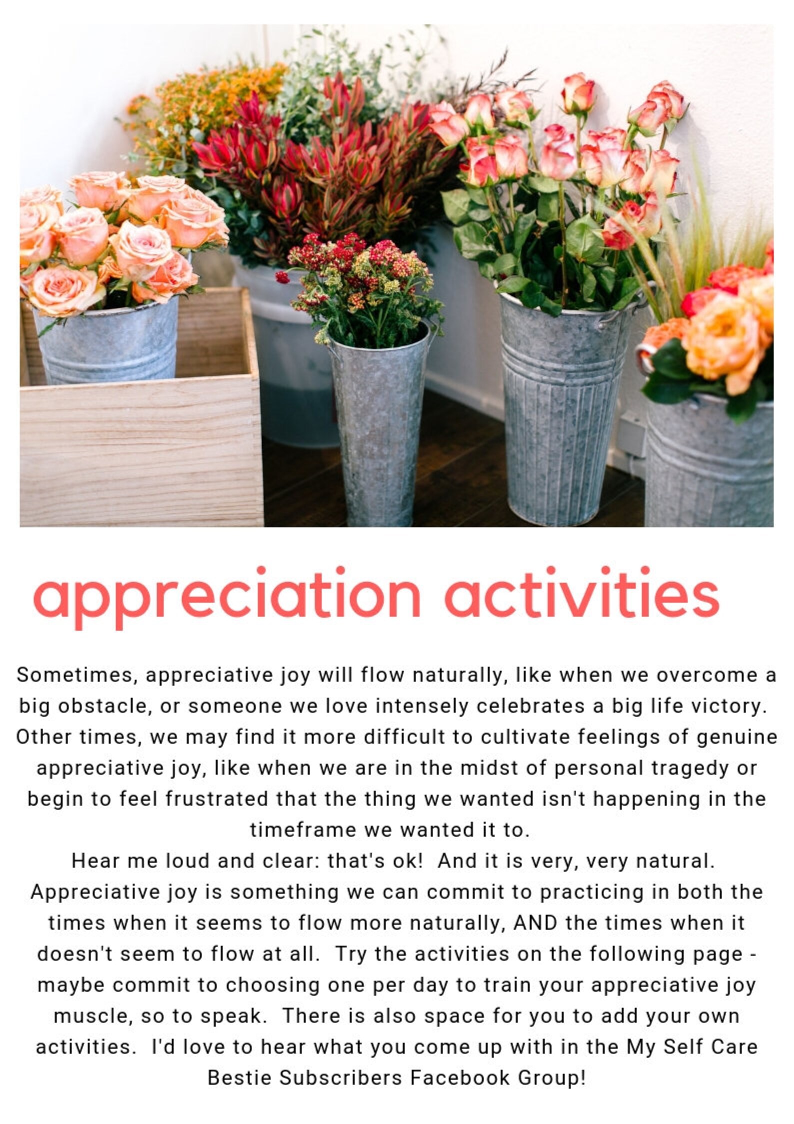 Appreciative Joy Workbook - Etsy