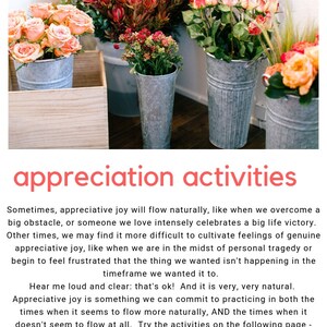 Appreciative Joy Workbook - Etsy
