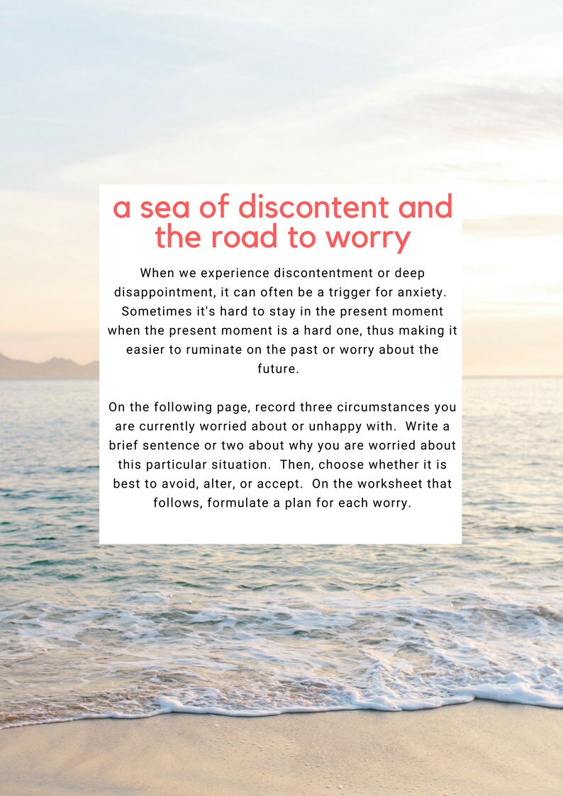 How to Deal With Disappointment Workbook - Etsy