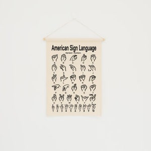 ASL Educational Banners for Kids | Etsy