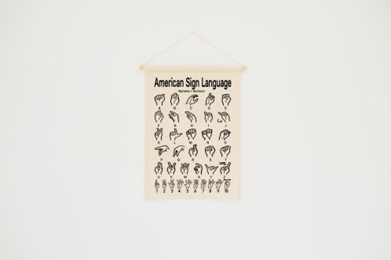 ASL Educational Banners for Kids - Etsy