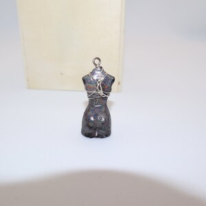 Holographic Wire Wrapped Womans Body Necklace 18 in Chain - Etsy