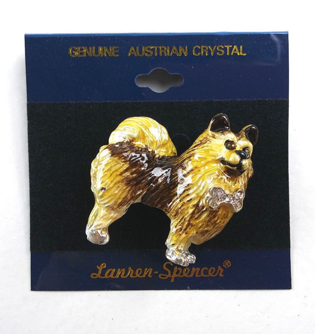 Posh Pooch Pins Lanren-spencer Pin Brooch German Spitz Dog - Etsy