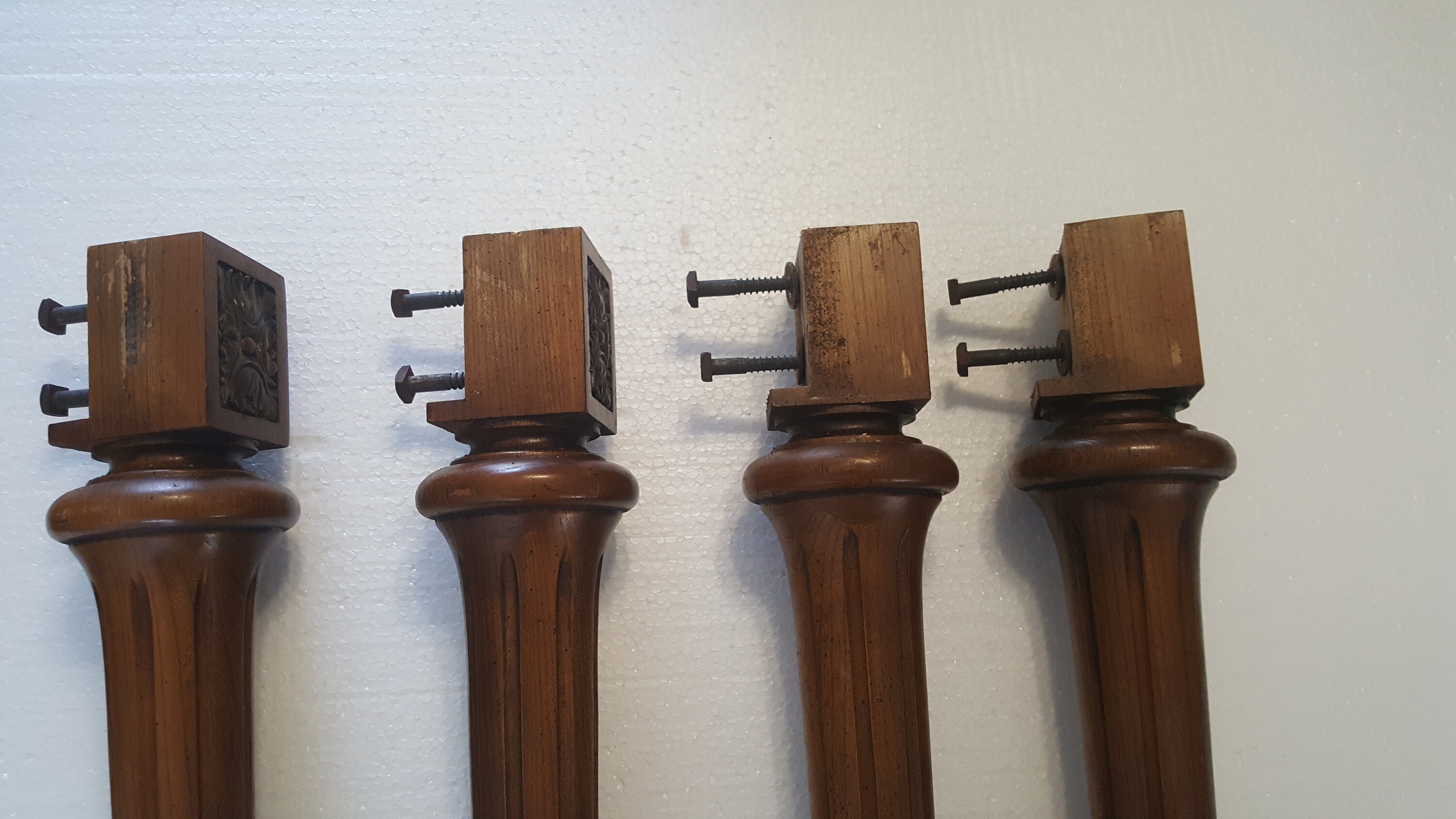 French Country Empire Solid Wood Dining Table Legs - Etsy Canada