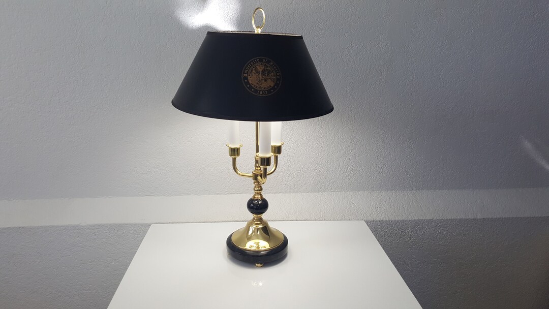 University of Florida Brass and Marble Table Lamp - Etsy UK