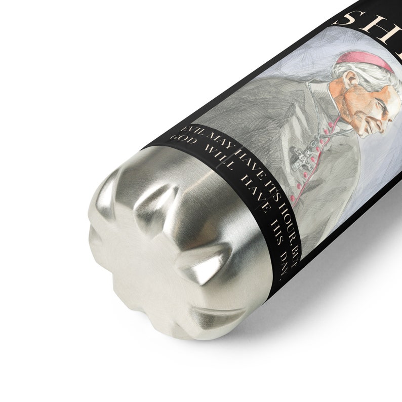 Ven. Fulton Sheen - Stainless Steel Water Bottle (black) - Etsy