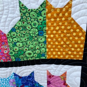 Cats in Window Wallhanging Quilt Made With Kaffe Fassett Fabrics, Every ...