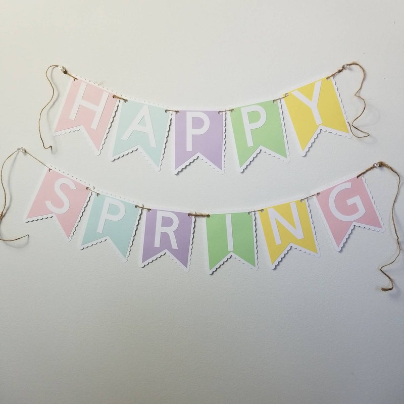 Spring Banner - Etsy