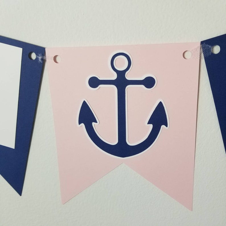 Nautical Happy Birthday Banner * Birthday Banner * Nautical Banner * I ...