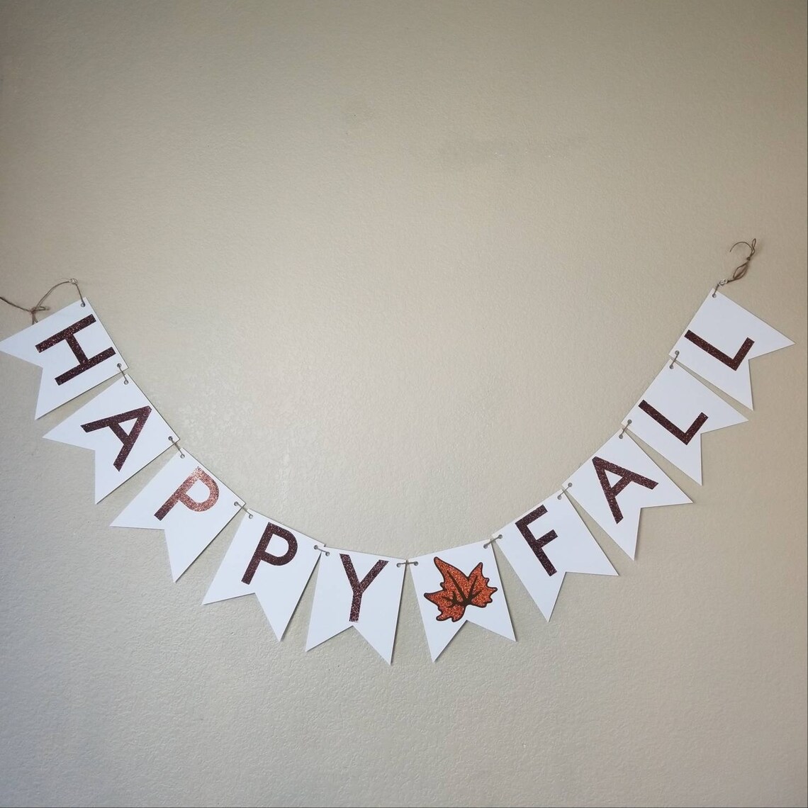 Happy Fall Banner Thanksgiving Decor holiday Decor - Etsy