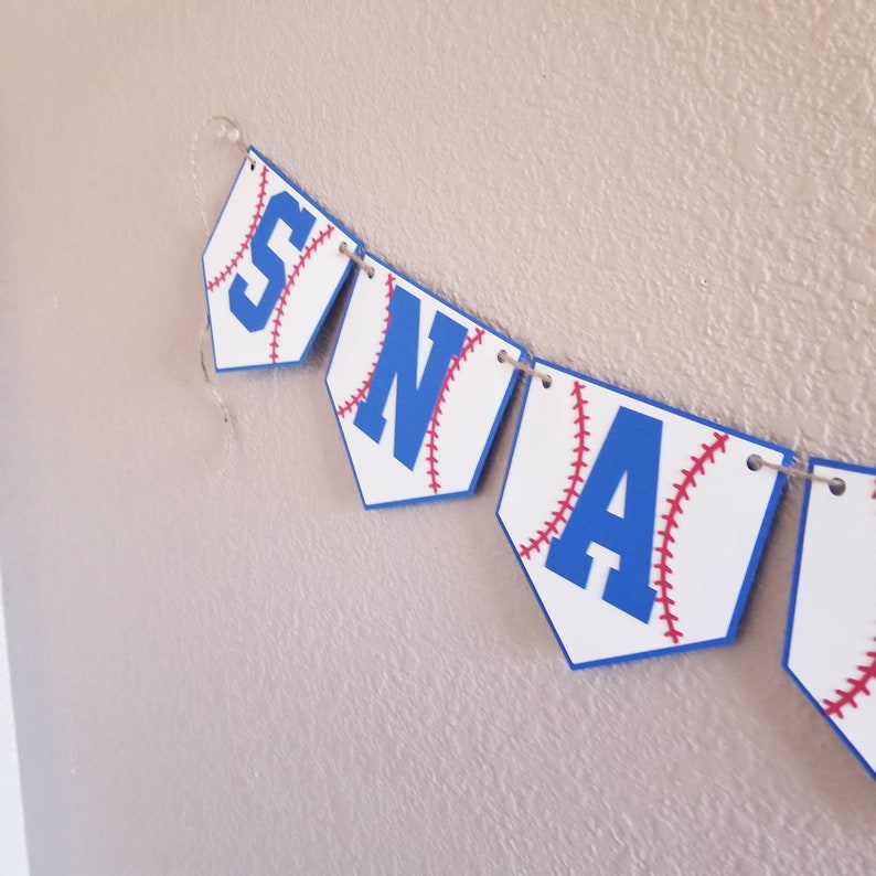 Snack Bar Baseball Banner Birthday Banner Party Decor | Etsy