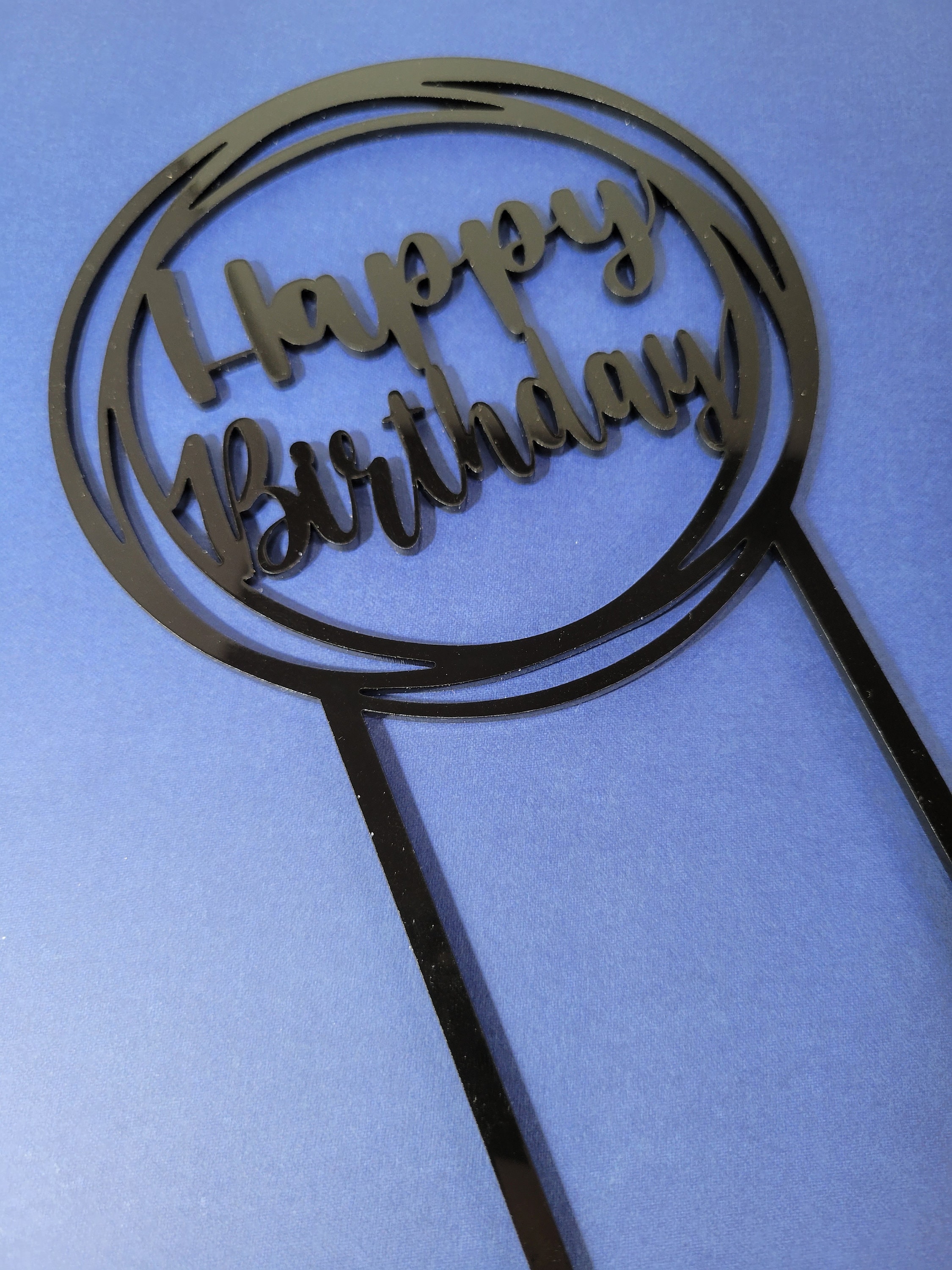 Happy Birthday Cake Topper - Happy Birthday Smash Cake Topper - Cake ...