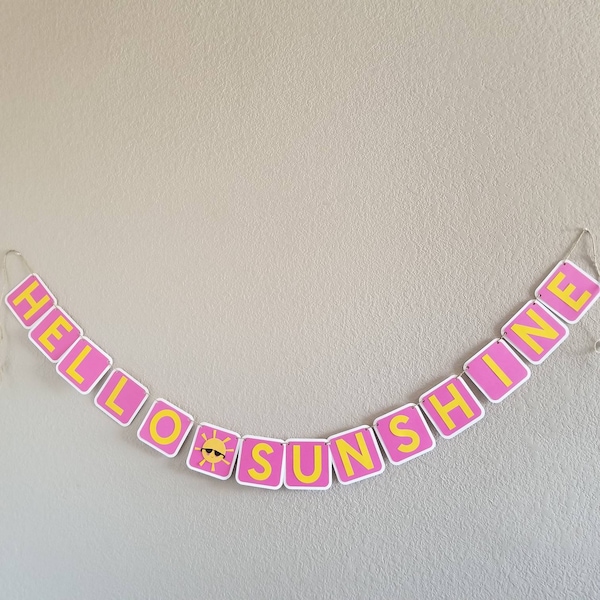 Sunshine Banner - Etsy