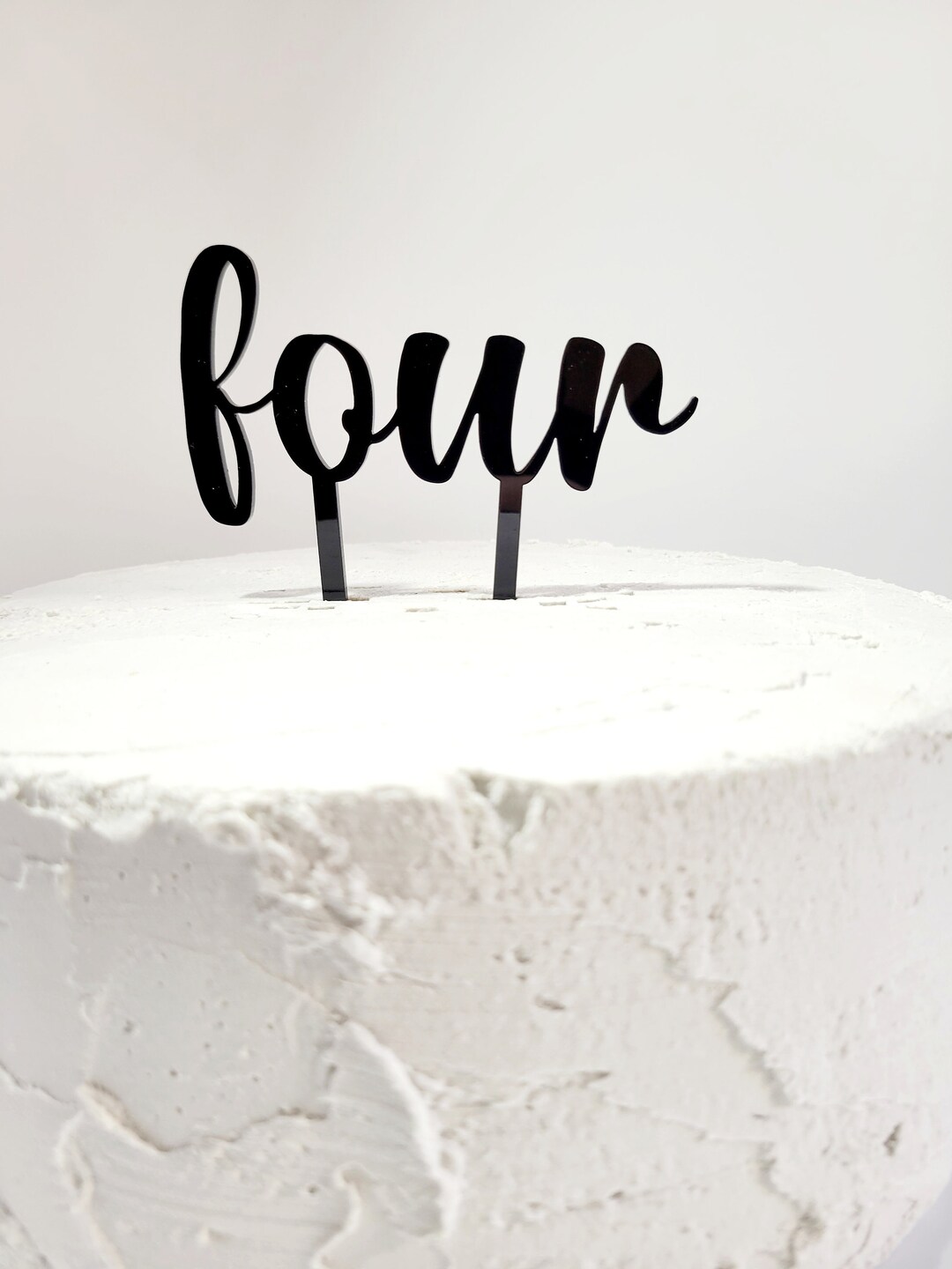 FOUR Cake Topper - First Birthday Cake Topper - FOUR Smash Cake Topper ...